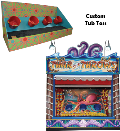 Tub Toss Park And Building Games Park Skill Games